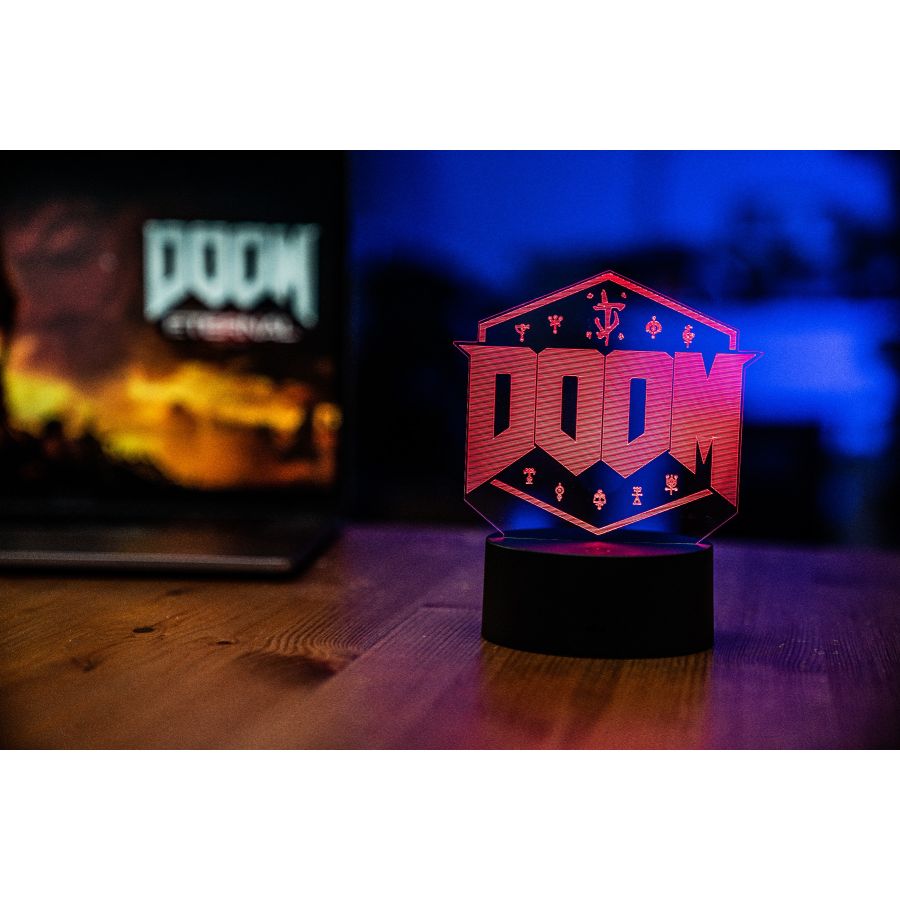 DOOM - Acrylic LED Light