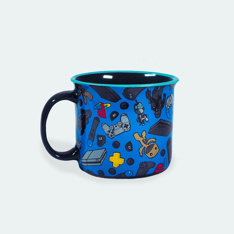 Playstation Coffee Mug - 16oz Ceramic Playstation Mug