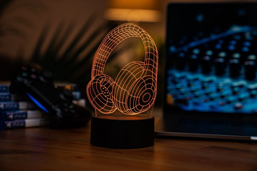Headphones LED Light