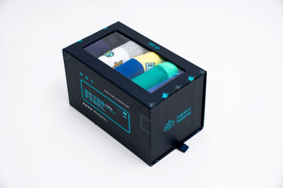 Sock Pack Gift Set - Retro Pixel