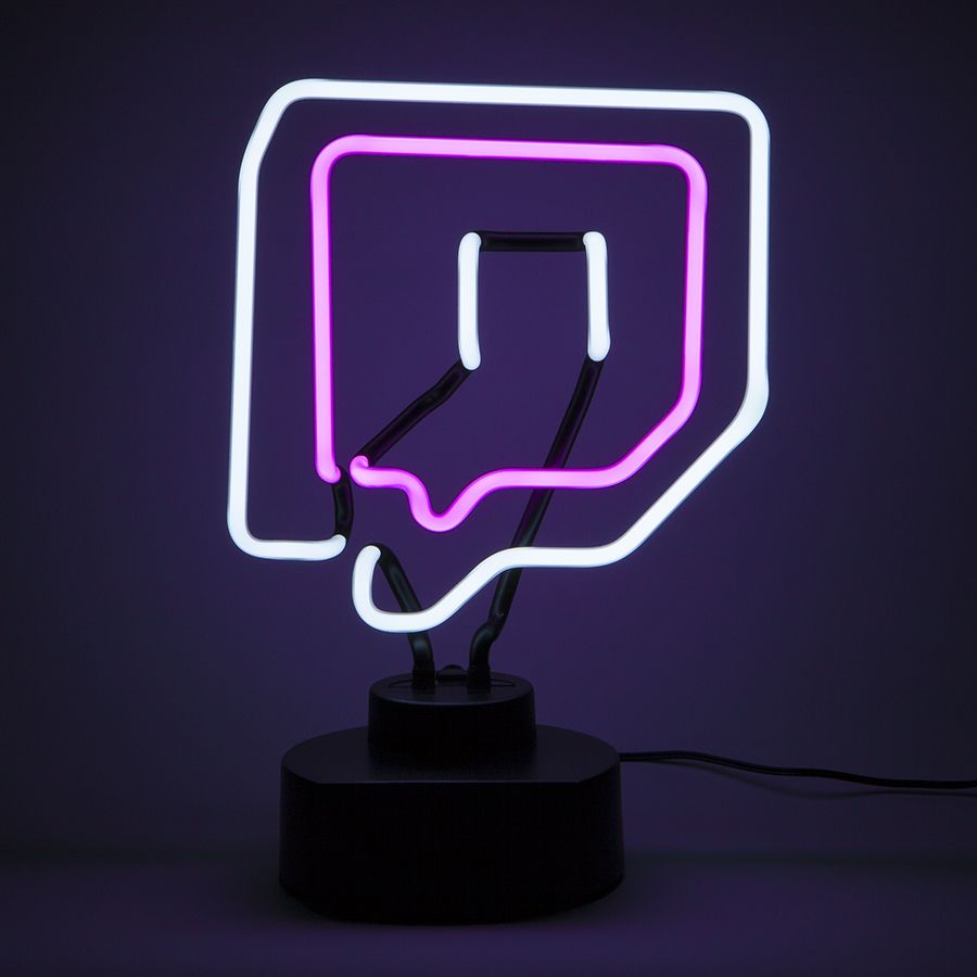 Twitch Logo Neon Light -USB