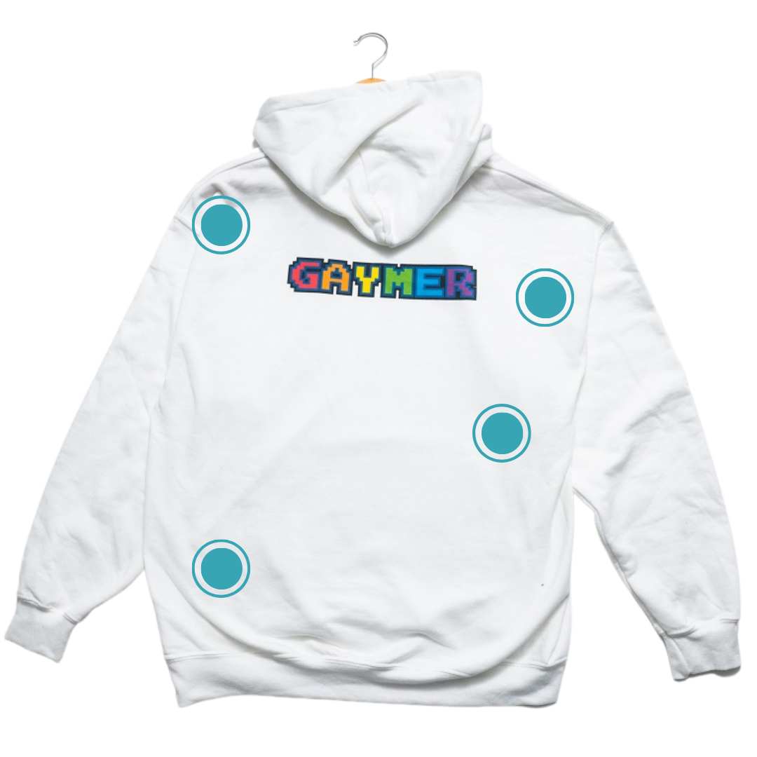 Gaymer Hoodie - White