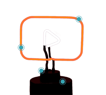 YouTube Neon Light - USB